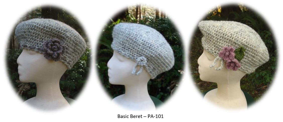 Patterns for Berets - ImagineCrochet